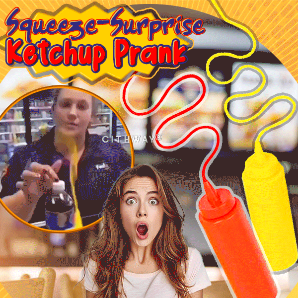 Cithway® Squeeze-Surprise Ketchup Prank Bottle – Kimberly Diary